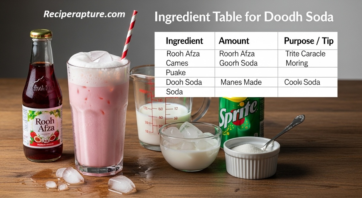 Doodh Soda | Classic Pakistani Iftar & Summer Drink - RecipeRapture