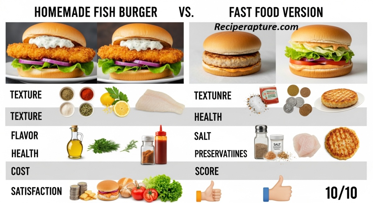 Fish Burger | Crispy, Flavorful, and Easy to Make - RecipeRapture