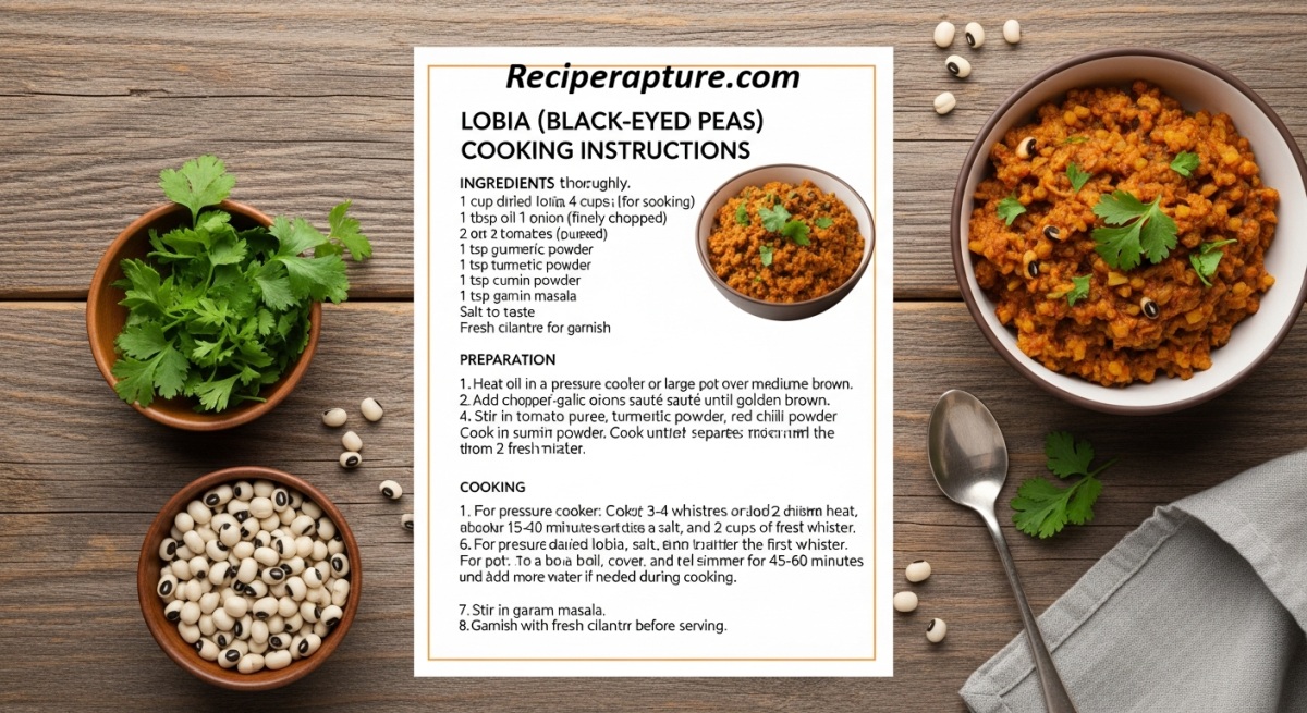 How to Cook Lobia | Easy Pakistani Beans Recipe - RecipeRapture